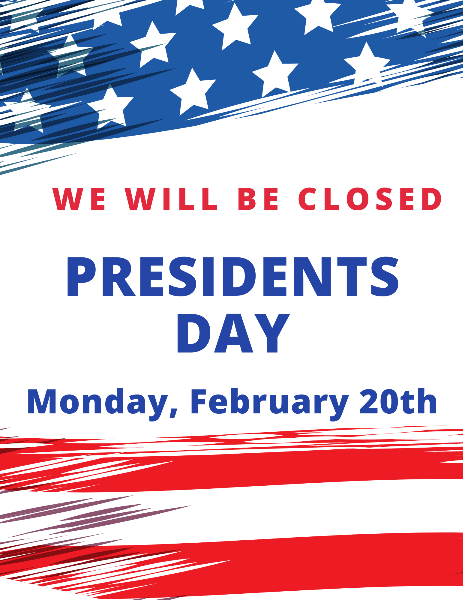 Wahoo Public Library - Library Closed Monday the 20th for Presidents' Day